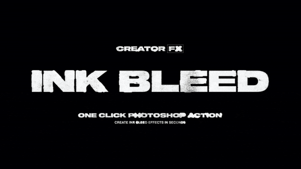 TEXT BLEED EFFECT – CREATOR FX