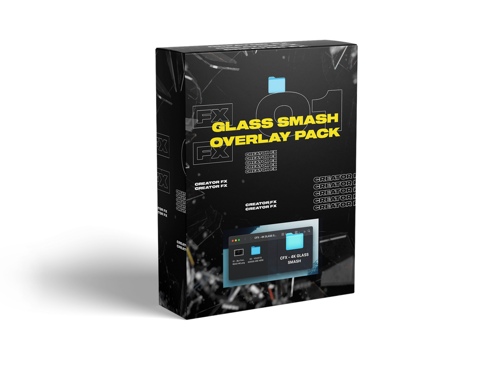 4K Glass Smash Overlay – CREATOR FX
